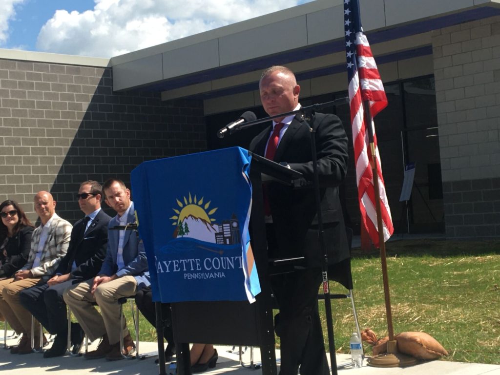County officials celebrate near-completion of new Fayette County Jail ...